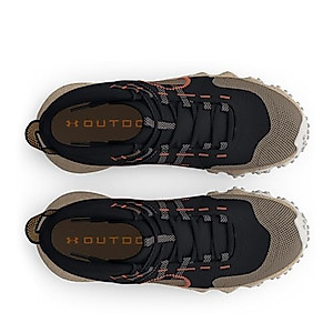 Under Armour Men's Charged Maven Trek, (001) Black/Sahara/Honey Orange, 10, US