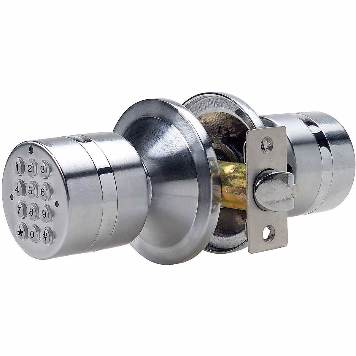 TurboLock TL99 Bluetooth Smart Lock for Keyless Entry with App | Share & Delete Unlimited eKeys on Demand | Beautiful Finish, Simple Installation, Weather-Ready Craftsmanship. (Silver)