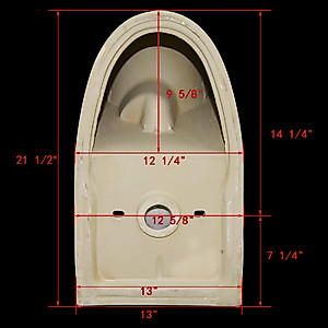 DeerValley DV-1F52636 Prism Modern Comfortable Seat Height Dual Flush Elongated One-Piece Toilet with Soft Closing Seat, High-Efficiency Supply, Luxury White Contemporary Ceramic (White)