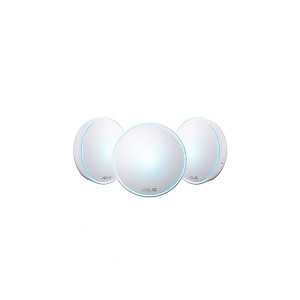 ASUS Home Wi-Fi System, Pack of 3 (for large homes), Tri-Band Mesh Networking Wireless AC2200 Routers with AI Protection - MAP-AC2200