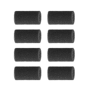 Golden Pearl 8 Pieces Black Pre-Filter Sponge Foam Roll Accessories for Aquarium Fish Tank