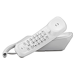 AT&T TR1909 Trimline Corded Phone with Caller ID, White