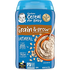 Gerber Baby Cereal, Oatmeal, 8 Ounce