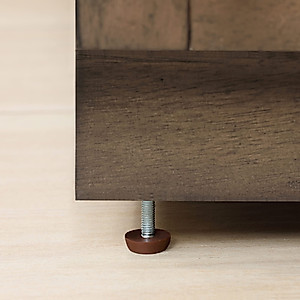 OVE Decors Maya Plus 72 in. Double Sink Bathroom Vanity in Almond Latte Finish, Black Hardware and Included Power Bar