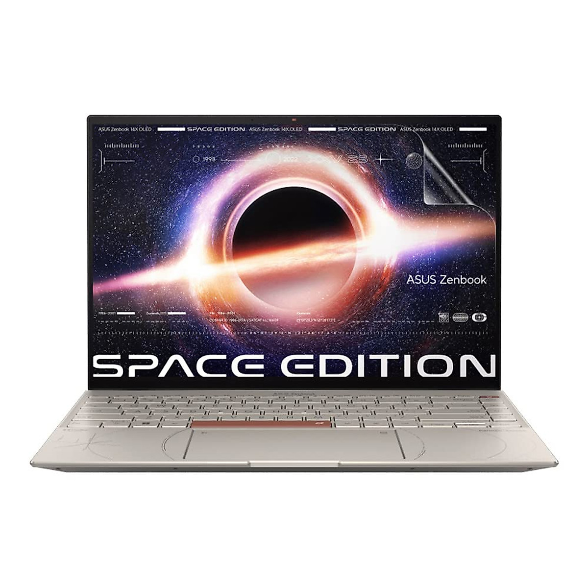 celicious Vivid Invisible Glossy HD Screen Protector Film Compatible with Asus Zenbook 14X OLED Space Edition UX5401 (Touch) [Pack of 2]