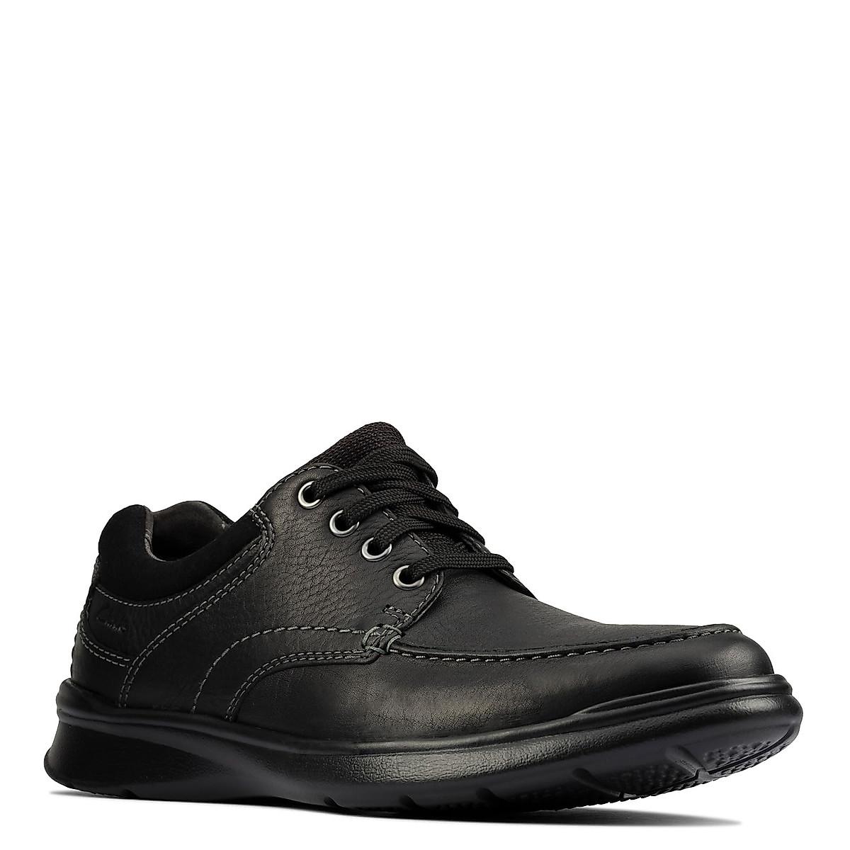 Clarks Men's Cotrell Edge Oxford, Black Oily Leather, 11 D-Medium US