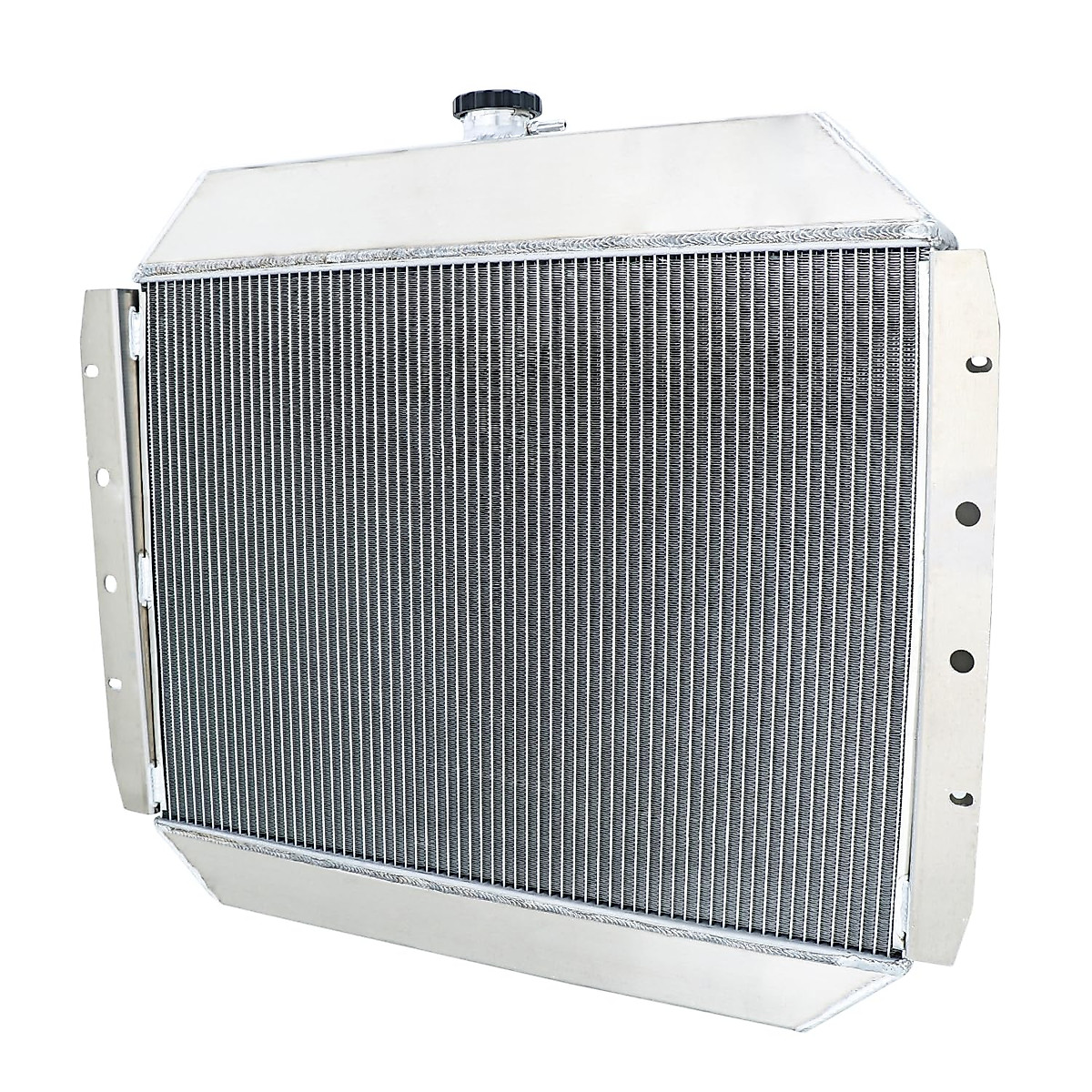 Rubivel 433 Radiator Replacement for 1966-1979 Ford F100 F150 F250 F350 Bronco 1967 1968 1969 1970 1971 1972 1973 1974 1975 1976 1977 1978 2.8L 3.3L 3.9L 4.7L 5.0L 5.8 6.6 6.4, 4 Row Aluminum Radiator