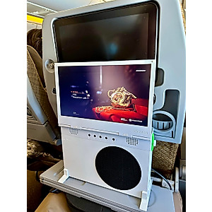 UPspec Gaming xScreen Stand - Designed for Xbox - Ideal Compatible Feet Designed for an xScreen Attached to an Xbox Series S to go Vertical. (White)