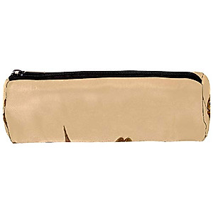 Squirrles and Wishbone Pencil Bag Pen Case Stationary Case Pencil Pouch Desk Organizer Makeup Cosmetic Bag for School Office