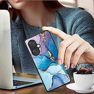 JYCUHTCL for OnePlus Nord N30 5G Case 6.72" Marble Design Shockproof Slim Lightweight for OnePlus Nord N30 Phone Case TPU Cover