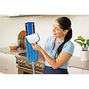 Microfiber Wholesale™ 18 inch Microfiber Mop Pads - Machine Washable, Reusable, Refills & Replacement Wet Mop Heads Compatible with Any Microfiber Flat Mop System (3 Pack)