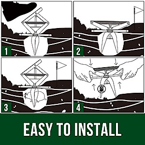 Garsum Scissor Mole Trap for Lawns, Mole Kill for lawns, EasySet Eliminator Vole Gopher Traps, Reusable Quick and Clean Kill,1 Scissor Trap