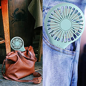 TriPole Battery Operated Portable Fan Mini Handheld Fan & Clip On Stroller Fan Bundle Strong Wind Rechargeable Fan Speed Adjustable Personal Fan for Home Travel