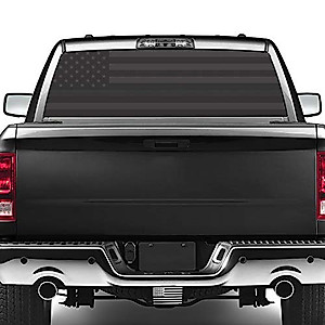 MULL USA American Flag Aluminum Trailer Hitch Cover (Fits 2" receivers, Aluminum Black)
