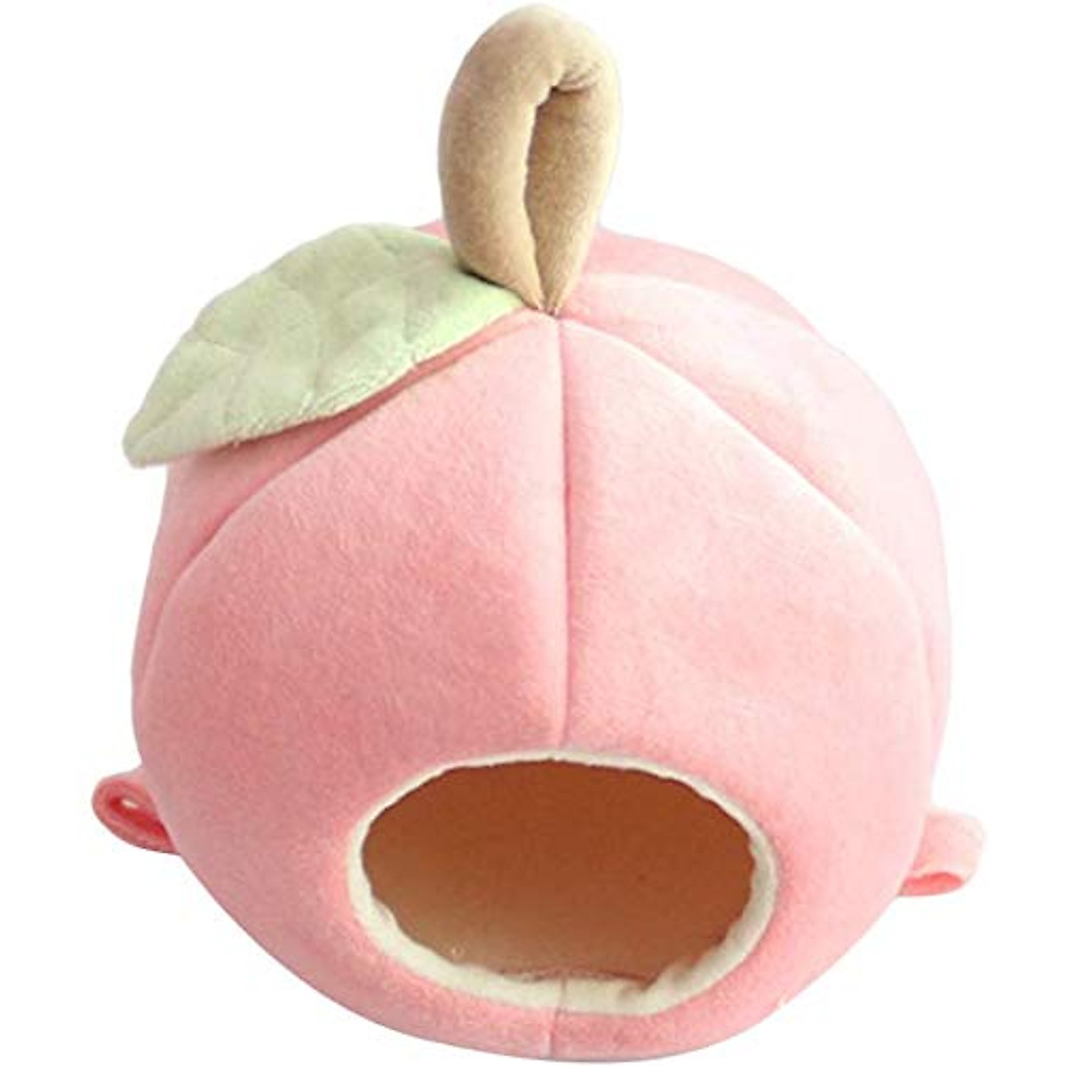 SHANGHh Apple Shape Hammock Squirrel/Hedgehog/Chinchilla Winter Warm House Bird and Hamster Hammock Cage Accessories fit for Guinea Pig ect (Pink)