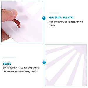 YARNOW Reusable Plastic Paper Plate Holder 10.6 inch Round BBQ Paper Plate Trays Multicolor Lightweight Plate Support Outdoor Picnic Supplies