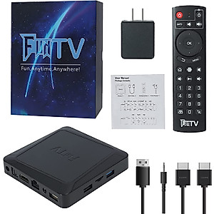 FUNTV Chinese 增强版2023 Chinese TV Box 5th Generation Upgraded China/Hong Kong/Taiwan TV and Seven Days Playback 最新五代 智能语音版 中文电视盒子 機頂盒 最新 高端 海外家庭必备