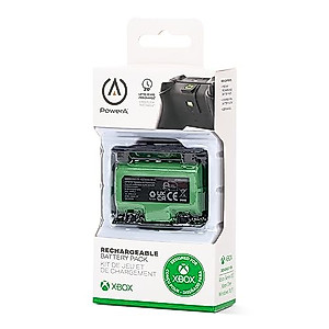 PowerA Rechargeable Battery Pack for Xbox Series X|S and Xbox One Controllers, Xbox Rechargeable Battery Pack, Officially Licensed for Xbox