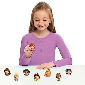 Disney Doorables Glitter and Gold Princess Collection Peek, 8 Blind Bag Inspired Figures, Officially Licensed Kids Toys for Ages 5 Up by Just Play
