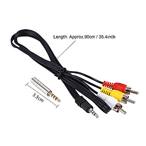 FOSA AV Cable AV Video Wire for 2 Model B+ Plug and Play