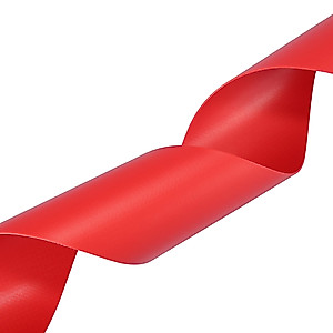 X AUTOHAUX 2pcs 5x100cm Kayak Repair Patches PVC Inflatable Repair Rafts Waterproof Boat Repair Patches for Inflatable Boats Rubber Boats Canoe Red