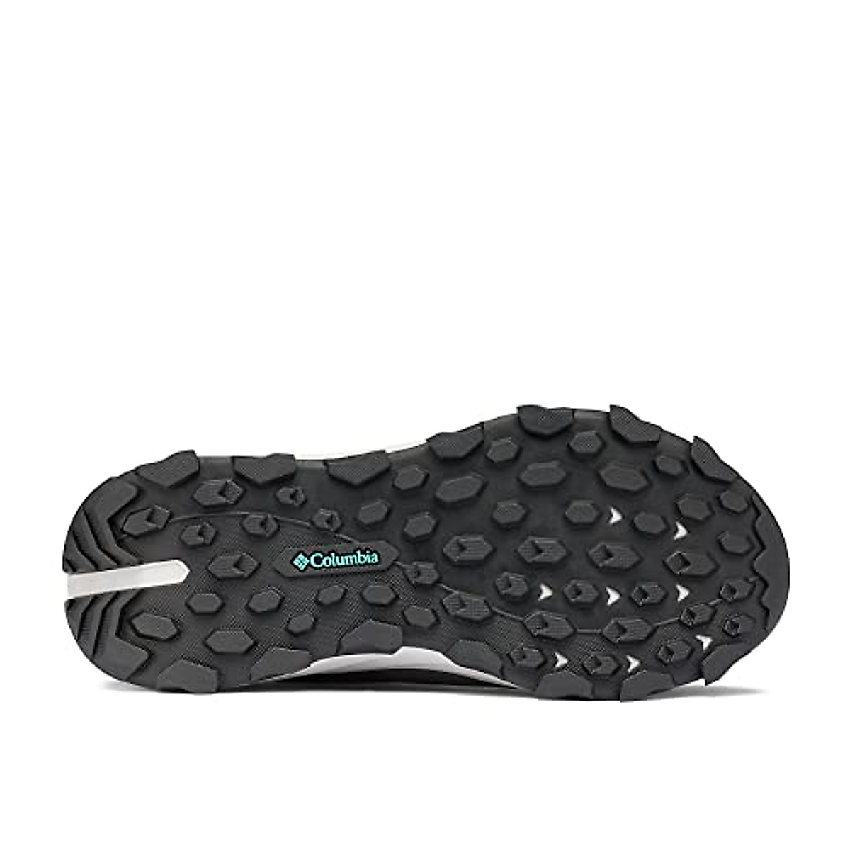 Columbia Women's Hatana Max Outdry Hiking Shoe, Dark Grey/Electric Turquoise, 9 Wide