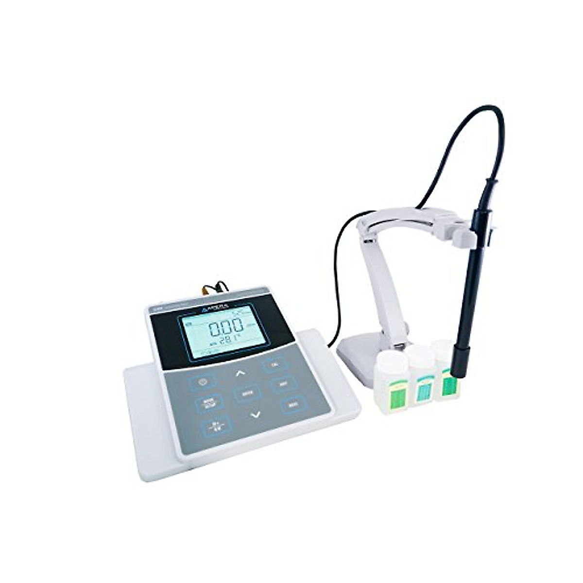 Apera Instruments AI522 EC800 Laboratory Benchtop Conductivity/TDS/Salinity/Resistivity/Temp. Meter Kit, 1% F.S Accuracy, GLP Data Management (USB output), Plastic/Glass