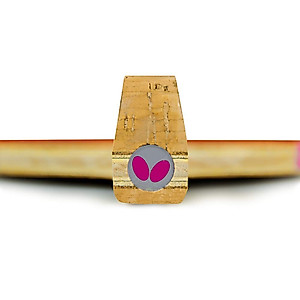 Butterfly Nakama P5 Japanese Penhold Table Tennis Racket | Nakama Series | Outstanding Control with Reliable Speed and Spin | Recommended for Beginning Level Players, red