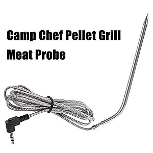 DONSIQIZZ Replacement for Camp Chef Meat Temperature Probe CampChef Pellet Grills Parts Kit,3.5 mm Plug High-Temperature BBQ Digital Thermostat Probes,Set of 2