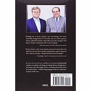 Reading Law: The Interpretation of Legal Texts