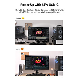 Pixio PX277 PRO 27 inch 165Hz Refresh Rate WQHD 1440p Resolution Fast IPS Panel 1ms GTG Response Time USB Type C Display Port and 65W Charging Adjustable Stand AMD FreeSync Premium HDR Gaming Monitor