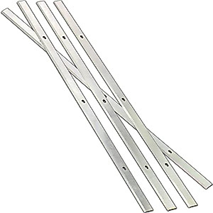 Planer Blades Knives for Delta 22-560 22-562 22-565 TP400LS Craftsman 21758 Wen 6550 Triton TPT125 Grizzly TP305 Porter Cable PC305TP 12.5 Inches HSS Replacement 4pcs