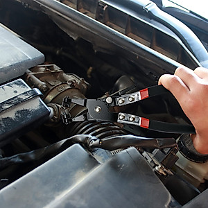 BETOOLL 9pcs Wire Long Reach Hose Clamp Pliers Set Fuel Oil Water Hose Auto Tools