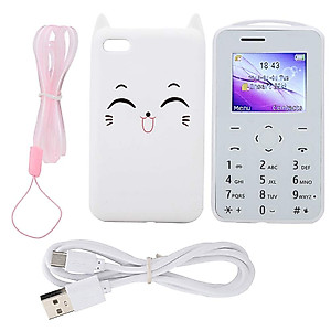 Unlocked Cell Phones, 1.77inch Multi-Languages Mini Card Mobile Phone Support Memory Card with Alarm Clock, Calculator, MP3 for Students.