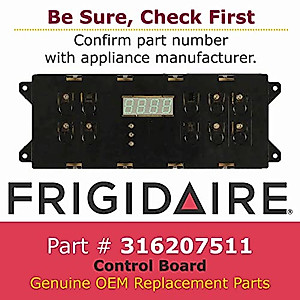 Frigidaire 316207511 Control Board