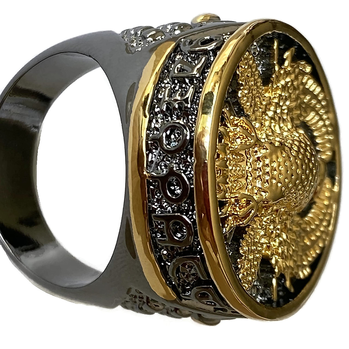 costumebase DUNE RING Duke Leto Atreides Signet Prop Replica Ducal STAINLESS STEEL (US Sz 9)