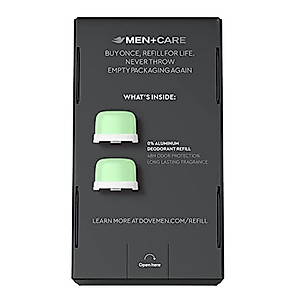 Dove Men+Care Deodorant Refill 0 percent Aluminum Fresh Feel Aluminum Free Deodorant 1.13 oz