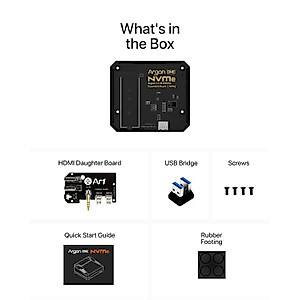 Argon ONE M.2 NVME Expansion Board for Raspberry Pi 4 | Supports M-Key M.2 NVME SSD | Only Compatible with Argon ONE V2 Cases