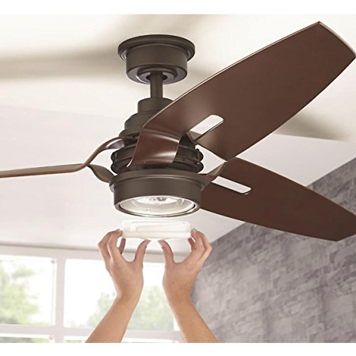 Home Decorators Collection Ironcrest 60" LED Ceiling Fan