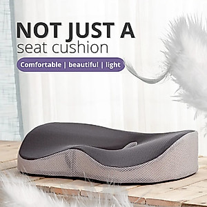 Seat Cushions for Office Chairs - car seat Cushion - Tailbone Pain Relief- Memory Foam Orthopedic Seat Cushion- Chair Driver seat Cushion- Coccyx Cushion - Back Pain Relief Chair