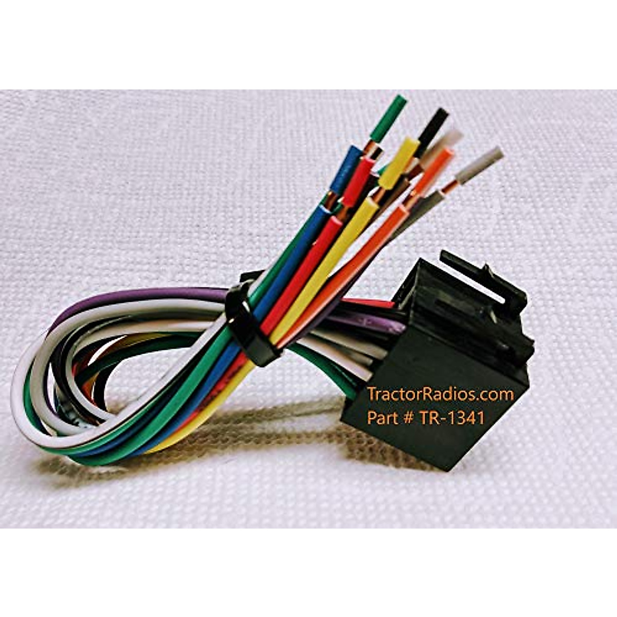 Semi Truck Stereo Male ISO Wiring Harness Radio CD Player in Dash Freightliner Plug Play International Peterbilt Volvo Freightliner Sterling Mack Kenworth