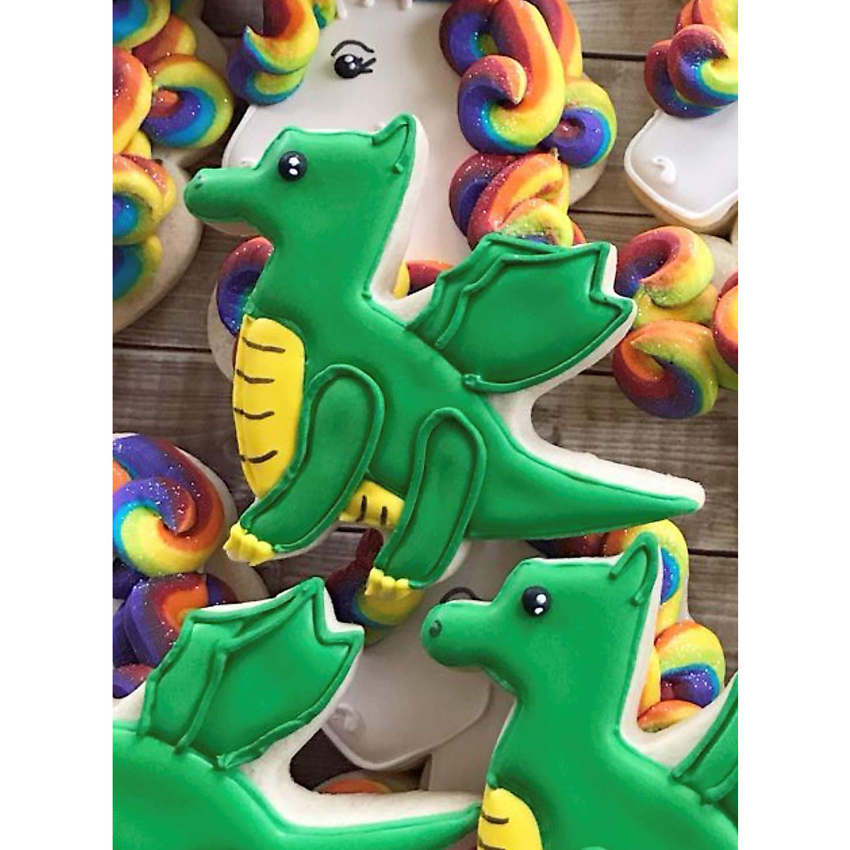 Dragon Cookie Cutter, 4" Made in USA by Ann Clark