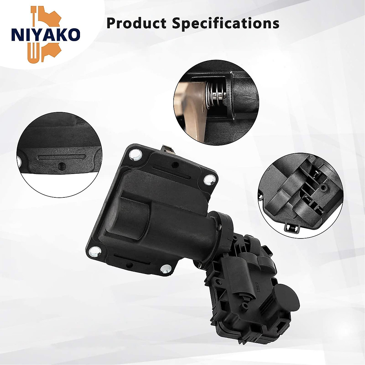 Niyako 4x4 Front Axle Actuator Fork Disconnect Assembly Replacement# 68216944AA 68216944AB Fit 2013-2018 Ram 2500 3500 4WD