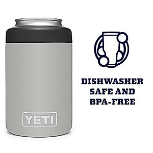 YETI Rambler 12 oz. Colster Can Insulator for Standard Size Cans, Granite Gray