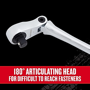 CRAFTSMAN V-SERIES Ratchet Set, Flexible Head, Comfort Grip, 3 Piece (CMMT86506V)