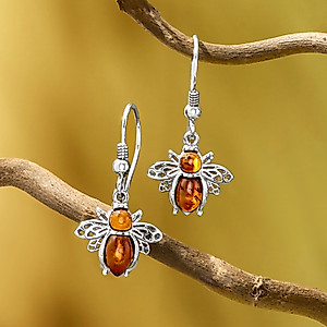 Ross-Simons Bumblebee Earrings in Sterling Silver