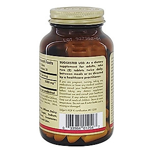 L-Glutamine, 1000 mg, 60 Tabs by Solgar (Pack of 3)