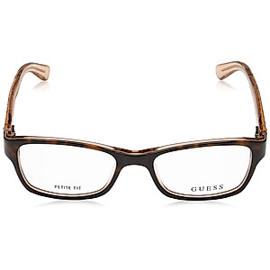 Guess GU2591 Eyeglass Frames - Havana Frame, 50 mm Lens Diameter GU259150056