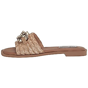 Steve Madden Women's Gene Sandal, Raffia, 7.5