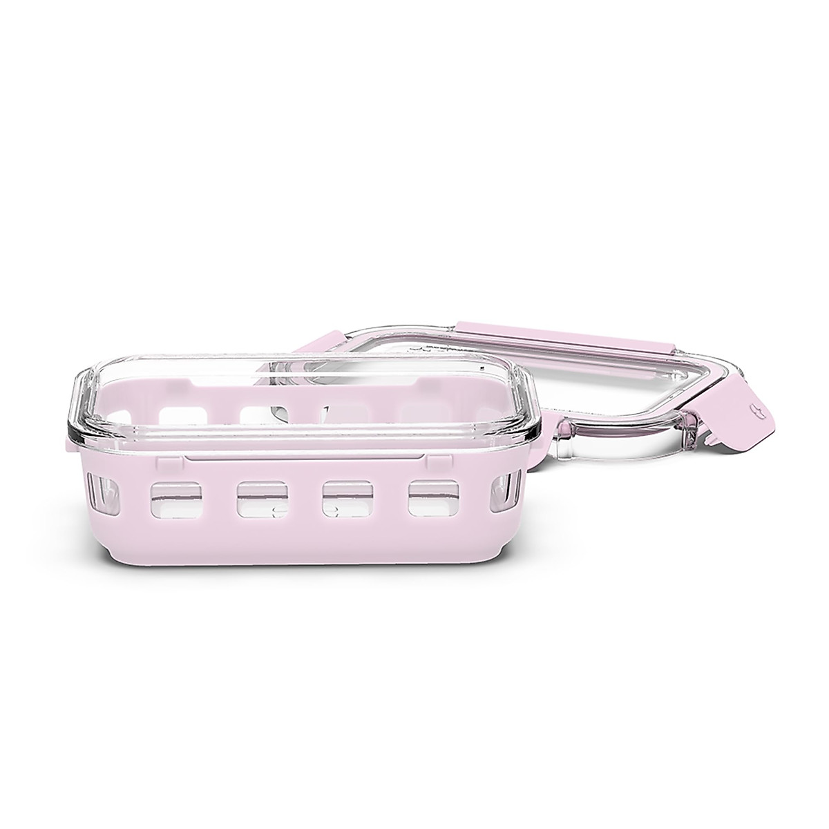 Ello 153-0841-039-6 DuraGlass Rounds Glass Food Storage Containers-Meal Prep Bowls with Silicone Sleeve and Airtight Lids, 7 cup, Teal